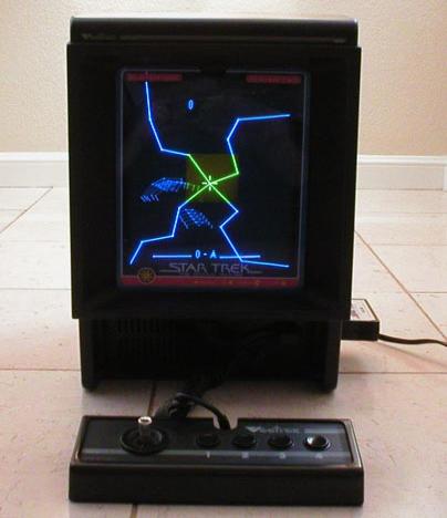 Vectrex Arcade System With Game and Overlay